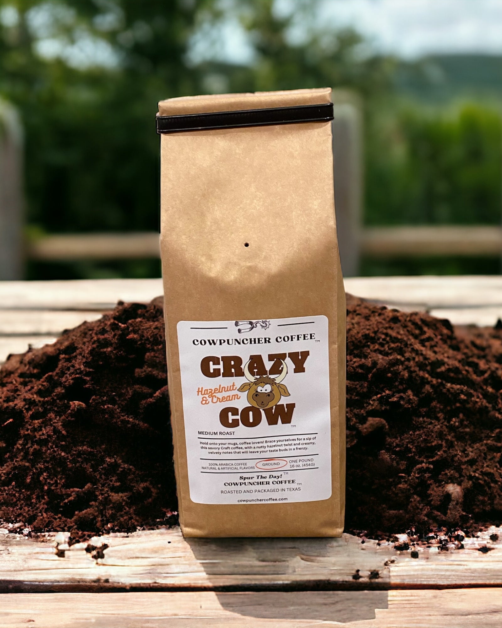 CRAZY COW Hazelnut & Cream Medium Roast, Ground – Cowpuncher Coffee